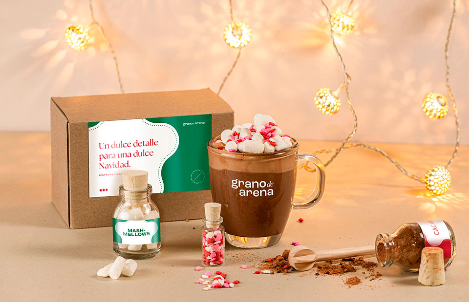 Dulce tarde de chocolate caliente con molinillo | Regalo corporativo ...