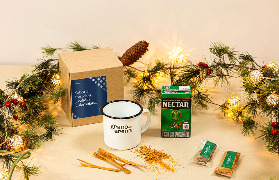Canelazo esta navidad | Regalo corporativo | personalizado | Grano de Arena