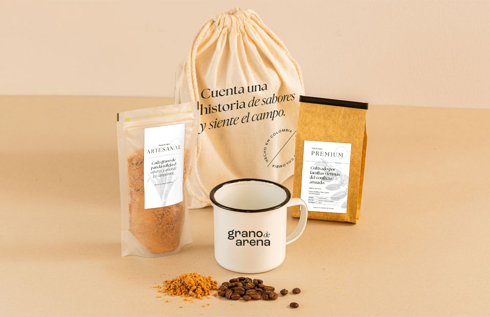 Café campesino colombiano | personalizado | Grano de Arena